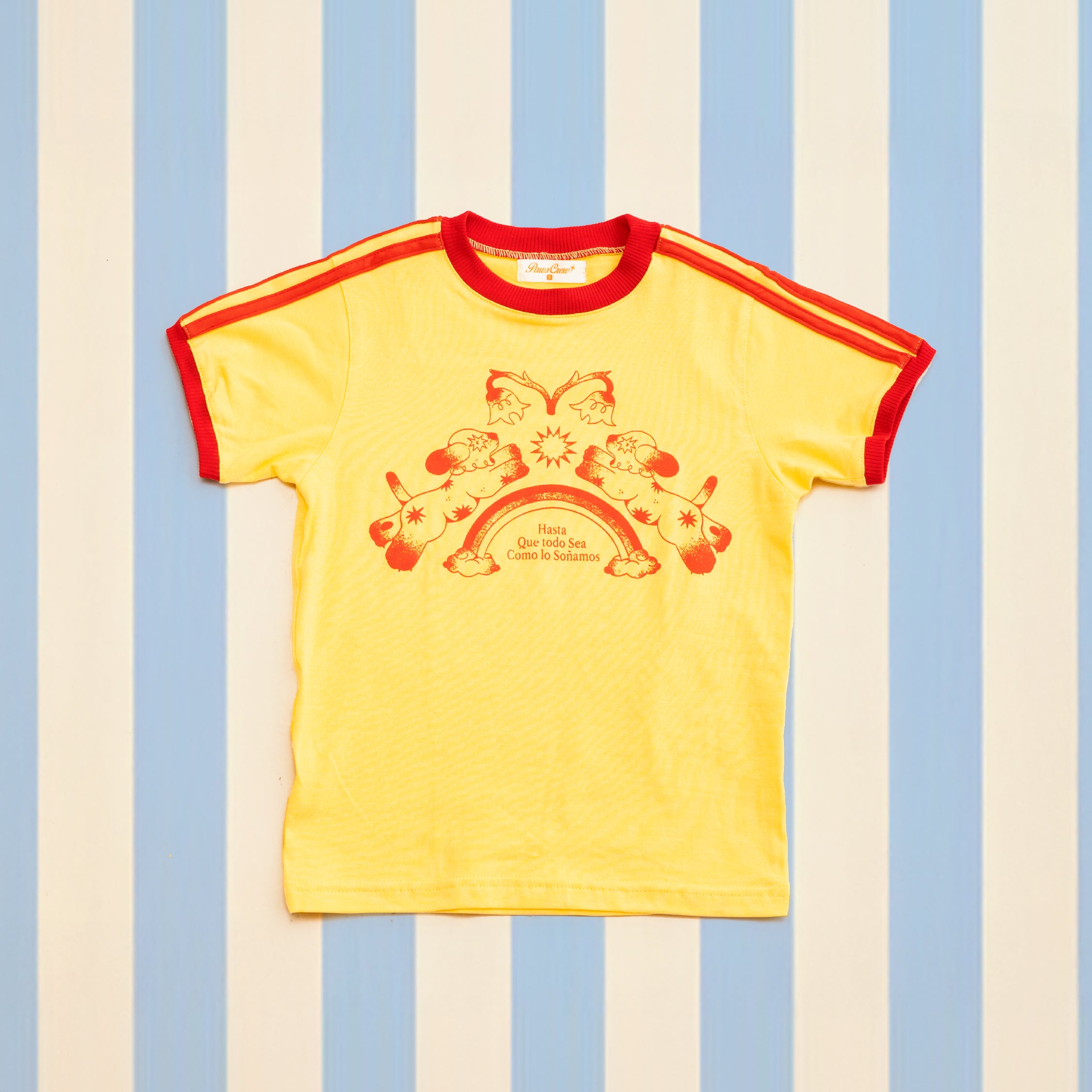 Dreamy Rainbow Baby tee🌼 – Paws Crew Street